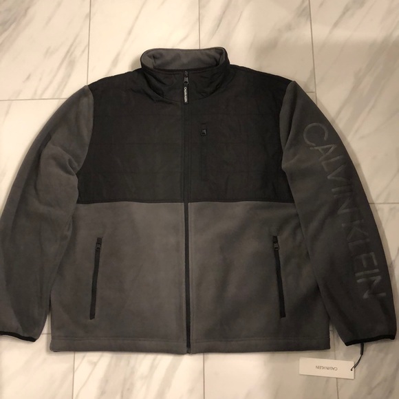 Calvin Klein | Jackets & Coats | Mens Calvin Klein Full Zip Fleece ...